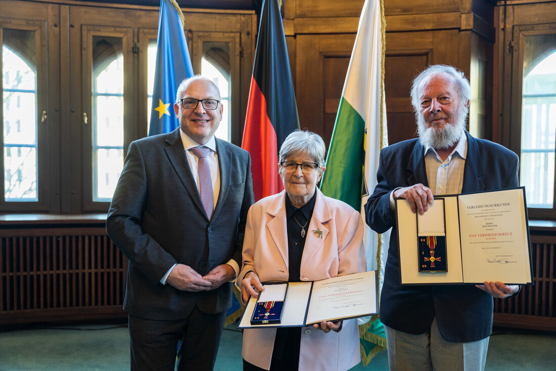 Renate Aris and Fred Richter receive Federal Order of Merit: Chemnitz.de
