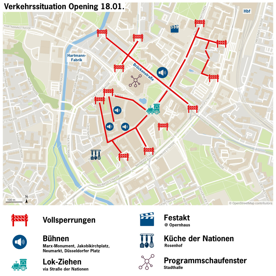 Verkehrskonzept zum Opening der Kulturhauptstadt Europas Chemnitz 2025 vorgestellt: Chemnitz.de