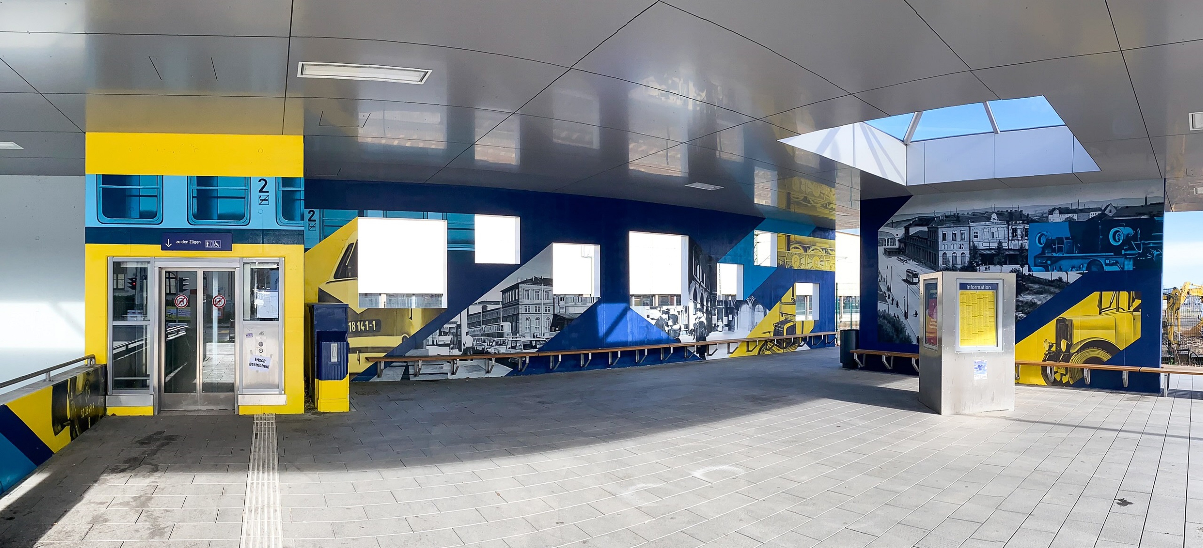 Graffiti na hlavním nádraží dokončeno: Chemnitz.de