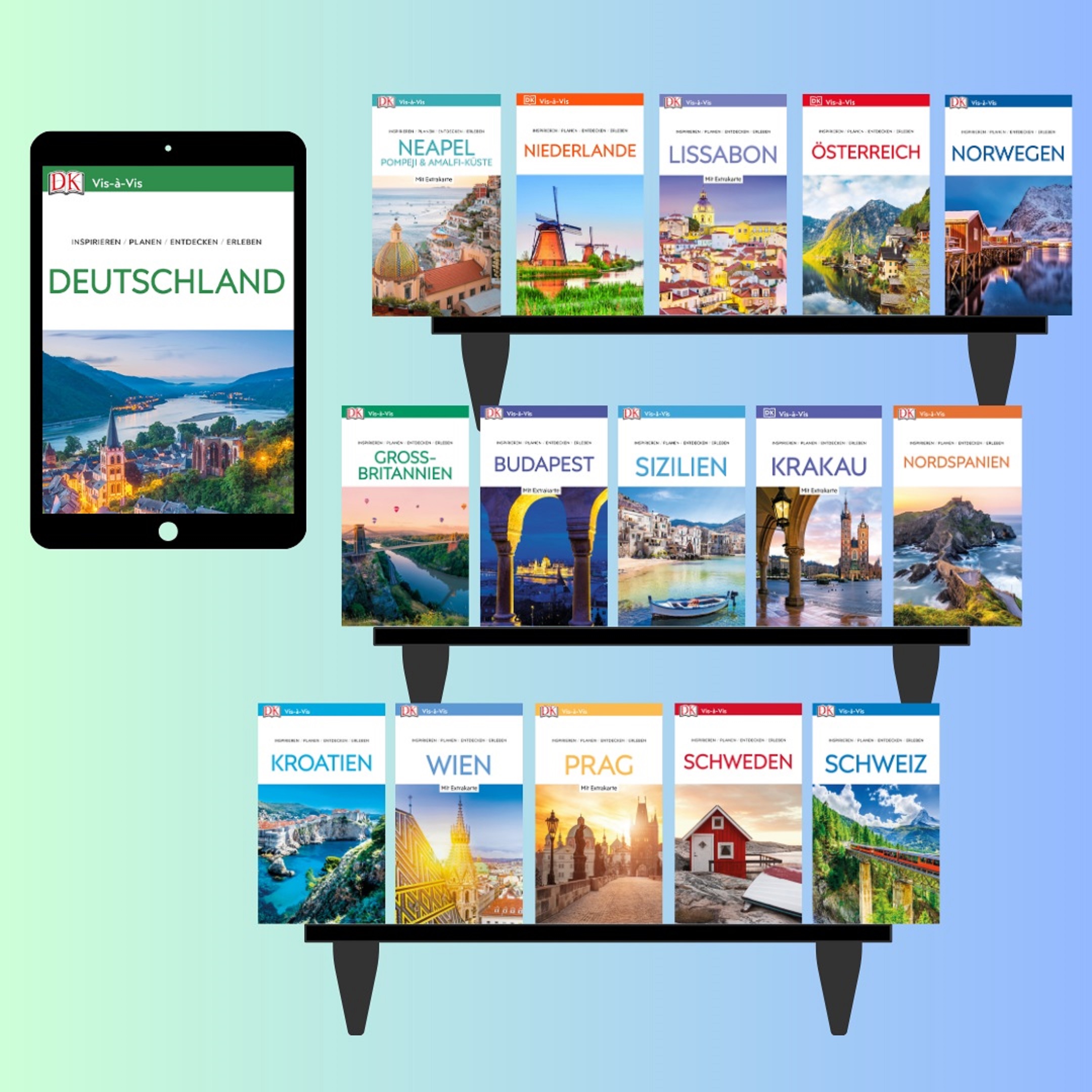 Borrow travel guides for the holiday season: Chemnitz.de