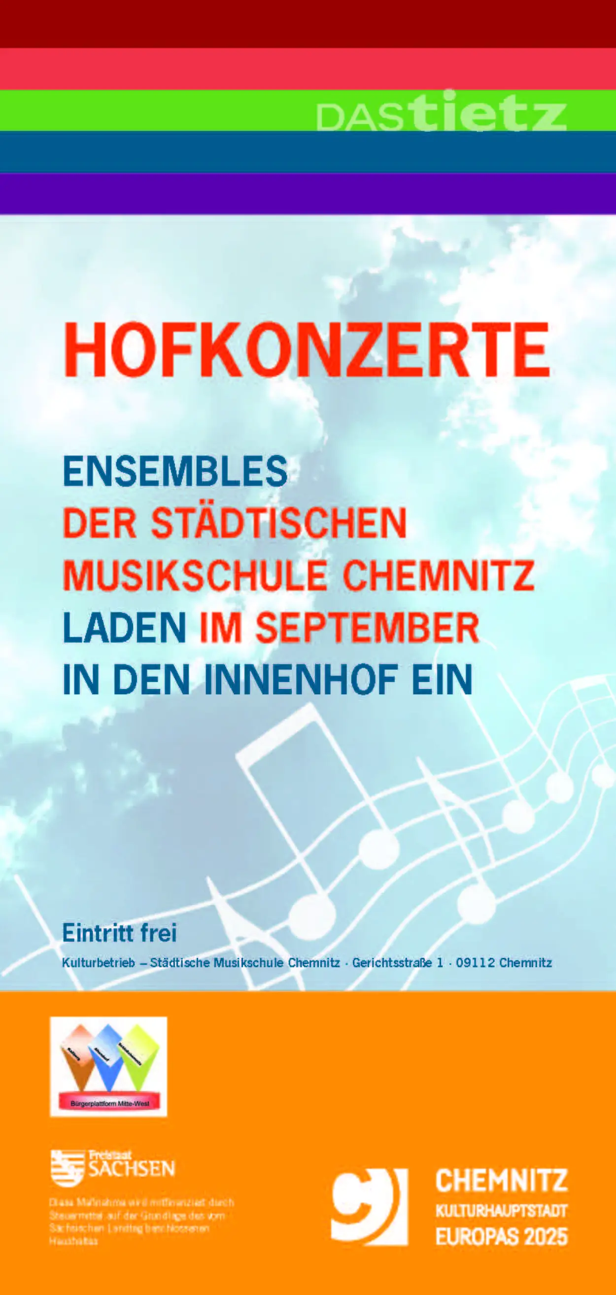 Court concerts of the municipal music school: Chemnitz.de